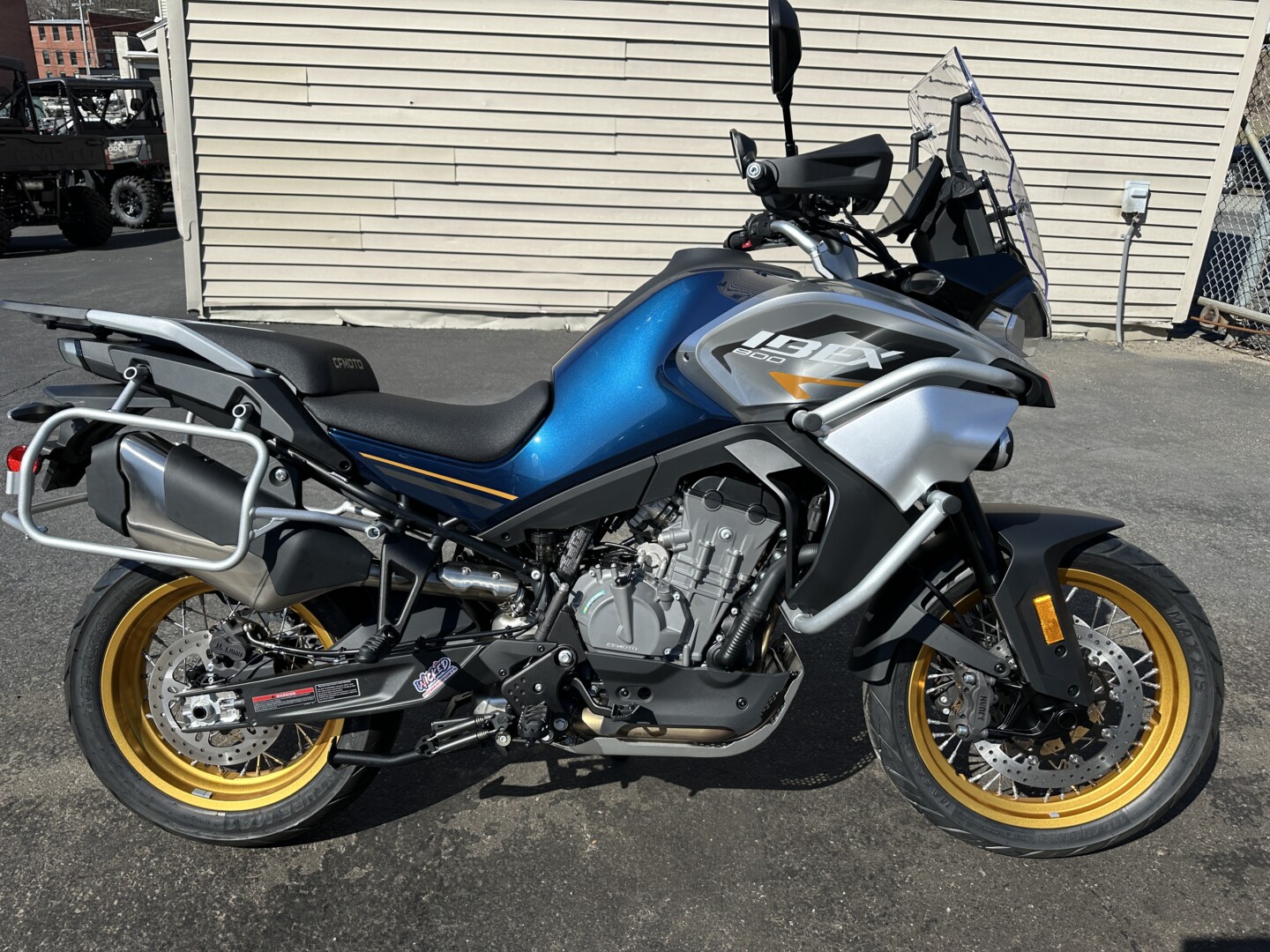 2024 800 IBEX T Adventure Bike Twilight Blue – Bikes, CF Moto dealer in CT